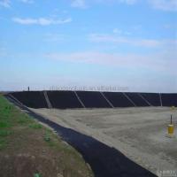 China Waterproof HDPE Fish Pond Liner 30mil 60mil Black Geomembrane for Water Storage Tanks for sale