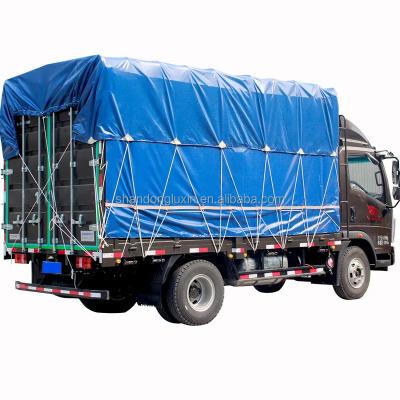 China PVC Tarpaulin Heavy Duty Waterproof 500D-1500D 280-960gsm for Camp Cargo Dock Outdoor Protection for sale