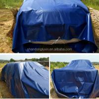 China PVC Tarpaulin Heavy Duty Waterproof 500D-1500D 280-960gsm for Camp Cargo Dock Outdoor Protection for sale