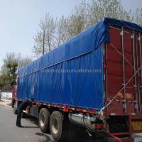 China PVC Tarpaulin Heavy Duty Waterproof 500D-1500D 280-960gsm for Camp Cargo Dock Outdoor Protection for sale
