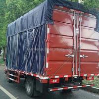 China PVC Tarpaulin Heavy Duty Waterproof 500D-1500D 280-960gsm for Camp Cargo Dock Outdoor Protection for sale