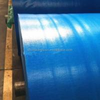 China Blue PE Tarpaulin 6x8m Waterproof Heavy Duty Rainproof Moisture Proof Dustproof Outdoor Cover for sale