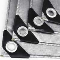 China PE Polyethylene Tarpaulin 6x8m Waterproof Roof Covering Heavy Duty UV Resistant for sale