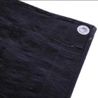 China Black PE Tarpaulin Waterproof Dustproof Cover 3x4m 4x5m 4x6m Heavy Duty Outdoor for sale