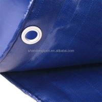 China Coated Super Heavy Duty PVC Canvas Tarpaulin 500gsm 0.45mm Waterproof Vinyl Tarp with Logo Printing for sale