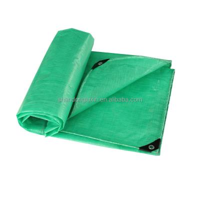 China PE Waterproof Tarpaulin Heavy Duty 500D Woven 100-200gsm 2-12m Width Custom Size for sale