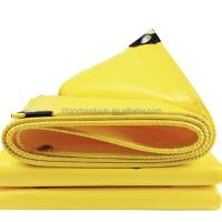 China Heavy Duty PVC Tarpaulin 500D-1500D Waterproof Anti UV for Outdoor Construction for sale