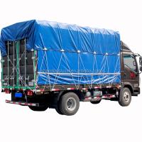 China Medium Weight Waterproof PVC Tarpaulin Fabric 280-960gsm Anti-UV for Outdoor Rain Shelter for sale