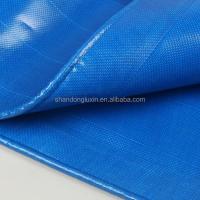 China Waterproof Heavy Duty PVC Coated Tarpaulin 500gsm for Inflatable Boat Fabric Custom Color for sale