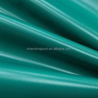 China Blue Fireproof Waterproof PVC Tarpaulin 500gsm Heavy Duty Construction Site Cover for sale