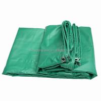China Blue Fireproof Waterproof PVC Tarpaulin 500gsm Heavy Duty Construction Site Cover for sale