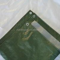 China PE Tarpaulin Woven Fabric Waterproof Anti UV Protective Plastic Sheet 100gsm 2m Width for sale