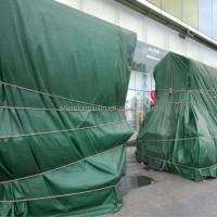 China Heavy Duty PE Tarpaulin Tent Fireproof Waterproof 100m Width Industrial Roofing for sale