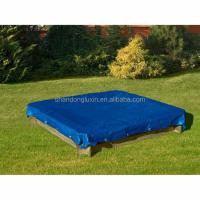 China 6x6 to 16x16 Density Waterproof Poly Tarpaulin with PP Rope and Aluminum Eyelet for sale