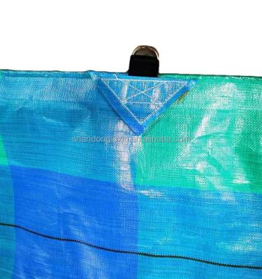 China Customized Stripe Style PE Tarpaulin Fabric for Waterproofing Solutions and Durability for sale