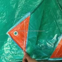China Heavy Duty PE Tarpaulin Sheet 6x6 to 16x16 Density HDPE Woven All Weather Protection Waterproof Tear Resistant for sale