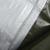 China PE Coated Waterproof Tarpaulin Heavy Duty 6x8m for Tents Awning Roof Covering for sale