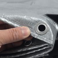 China PE Coated Waterproof Tarpaulin Heavy Duty 6x8m for Tents Awning Roof Covering for sale