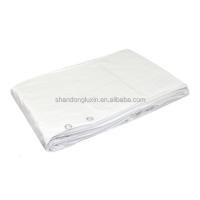 China White PE Tarpaulin Rolls Waterproof Sunproof HDPE 50-300gsm Outdoor Umbrella Fabric for sale