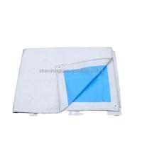 China White PE Tarpaulin Rolls Waterproof Sunproof HDPE 50-300gsm Outdoor Umbrella Fabric for sale