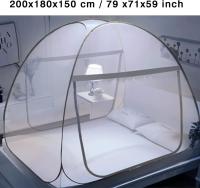 China Outdoor Summer Portable Double Door Bed Canopy Folded Design Mosquito Net Tent for Home for sale