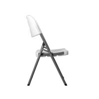 China Customized Color 88*45*50cm Blow Moulded Plastic Folding Chair for Events for sale