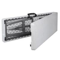 China Modern Design 6FT Folding In Half Bench with Plastic Panel White or Customized Color for sale