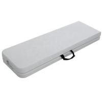 China Modern Design 6FT Folding In Half Bench with Plastic Panel White or Customized Color for sale