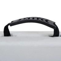 China Modern Design 6FT Folding In Half Bench with Plastic Panel White or Customized Color for sale