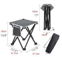 China 2023 Outdoor Travel Picnic Portable Steel Folding Camping Chair with Y Mail Packing for sale