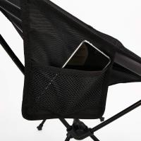 China Outdoor Furniture 2024 Portable Foldable Steel Small Moon Chair with Customized Style for sale