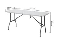 China 6FT Lightweight Folding Table Modern Design Style Ideal for Outdoor Banquets and BBQs for sale