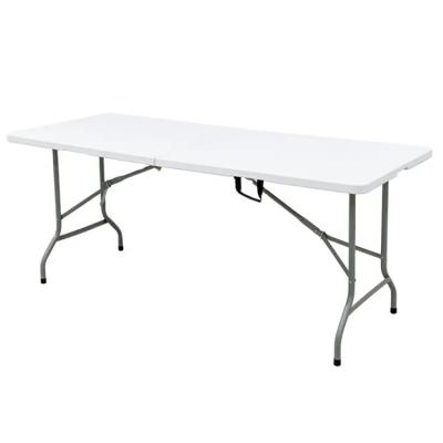 China Modern Design 6FT Plastic Folding Table for Easy Carrying at Outdoor Garden Events for sale