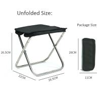 China Leisure Facilities Portable Folding Aluminum Alloy Outdoor Picnic Chairs with Mini Bag for sale