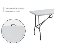 China Modern Design 6FT Plastic Folding Table for Easy Carrying at Outdoor Garden Events for sale