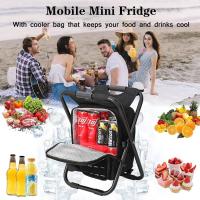 China Outdoor Table 3 in 1 Portable Folding Cooler Backpack Chair for Camping and Hiking for sale