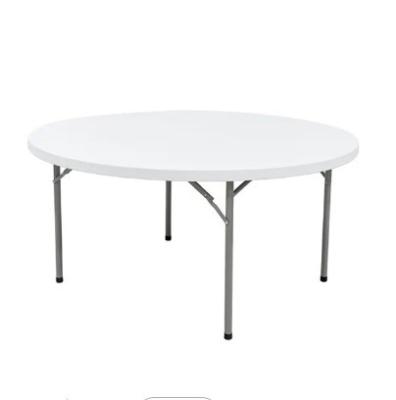 China Foldable 150cm Round Table for Events and Parties Made of Durable Plastic Material for sale