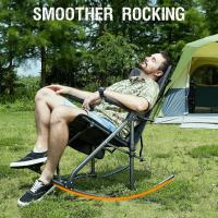 China Black Mesh Back High Back Folding Camping Chair for Outdoor Activities Supports 130kg for sale