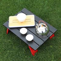 China Outdoor Barbeque Mini Alumniun Picnic BBQ Folding Table for Camping 2023 Garden Furniture for sale