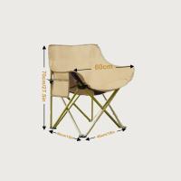China Garden Outdoor Furniture 2024 Foldable Portable Moon Chair for Camping Fishing and More for sale