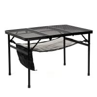 China 2023 Amazon Outdoor BBQ Party Patio Aluminum Portable Folding Camping Picnic Table for sale