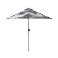 China Half Umbrella Semicircular with Crank and Waterproof Cover 160/180g Polyester Fabric for sale