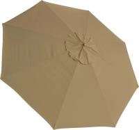 China Push Button Tilt and Crank 8 Ribs Waterproof Fabric Sunshade Outdoor Umbrella for Patio Beach Garden Furniture for sale