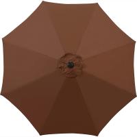 China 180g Polyester Waterproof and UV Resistant Striped Round Umbrella for All Seasons for sale
