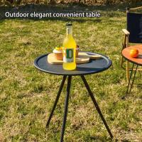 China Camping Table Portable Folding Tripod Table for Outdoor Party Dinner Hiking Picnic BBQ for sale