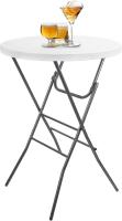 China Indoor Outdoor Gathering High Top Table Bar Height Folding Table for Bar Furniture for sale