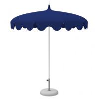China Modern Design Garden Umbrella with Fringe and Pagoda Style Made of Pongee Fabric for sale