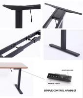 China Adjustable Height Electric Standing Desk for Morden Simple Office Building Efficiency for sale