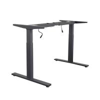 China Adjustable Height Electric Standing Desk for Morden Simple Office Building Efficiency for sale