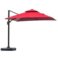 China Outdoor Garden Restaurant Windproof Cantilever Picnic Aluminum Alloy Patio Umbrella for Leisure for sale